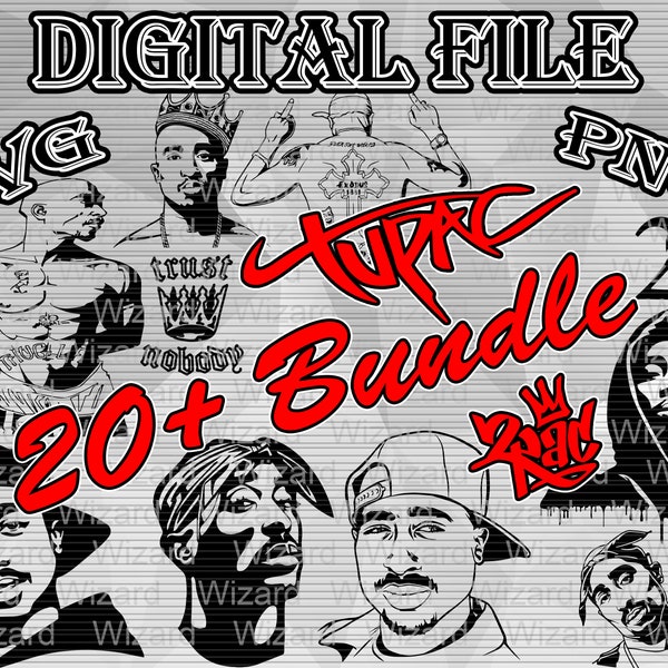 Tupac Svg - Etsy