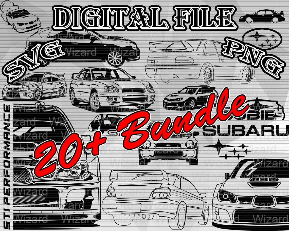 20x SUBARU BUNDLE, Impreza Subie JDM, Impreza Silhouette, Sti Impreza ...