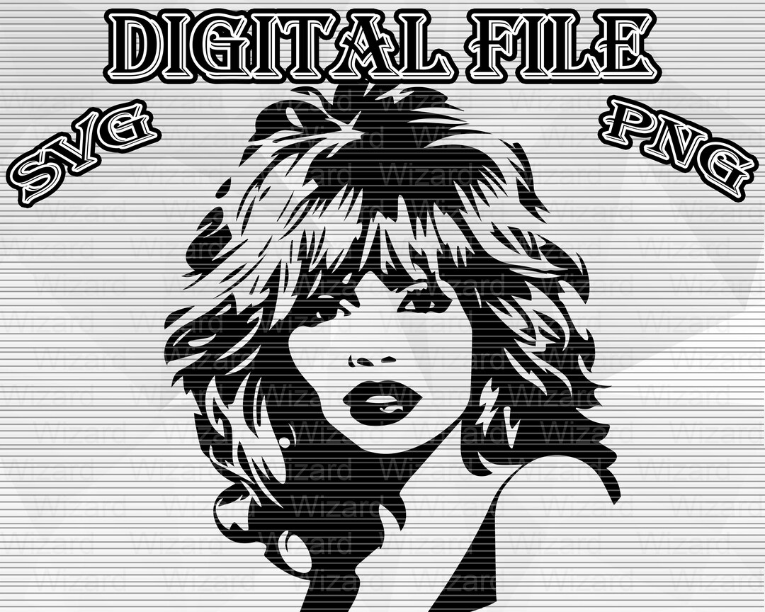 Tina Turner SVG, Tina Turner PNG, Tina Turner Design, Tina Turner ...
