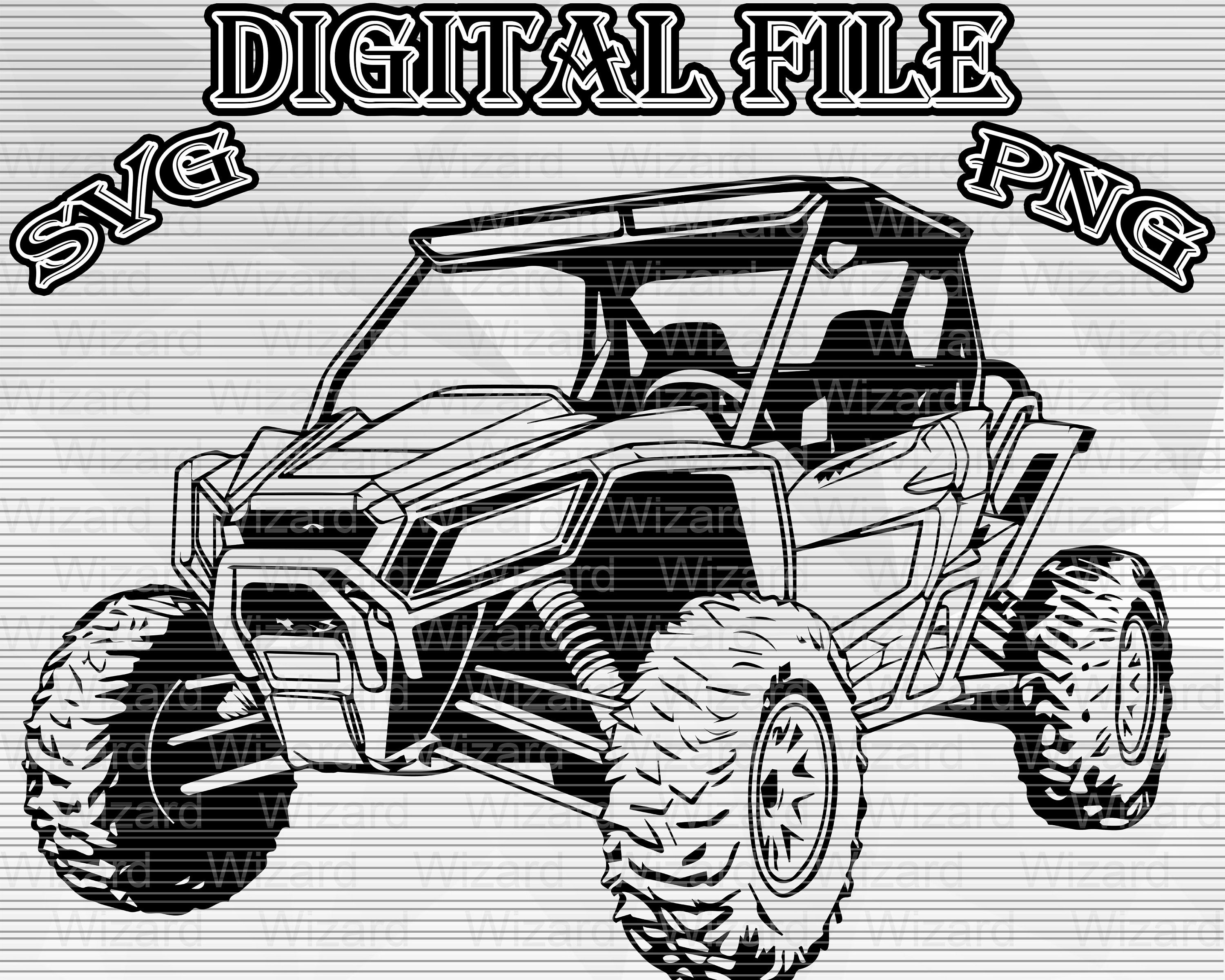 Talon 1000R UTV SVG PNG Vector Art Illustration Drawing - Etsy