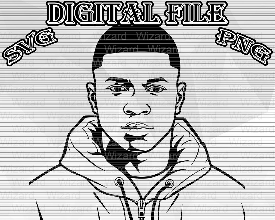 Kylian Mbappé SVG Kylian Mbappé PNG Kylian Mbappé Cutfile - Etsy UK