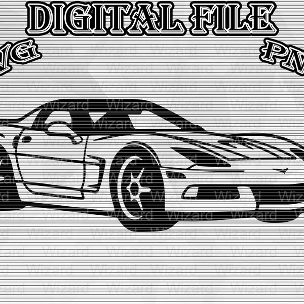 Corvette Svg - Etsy