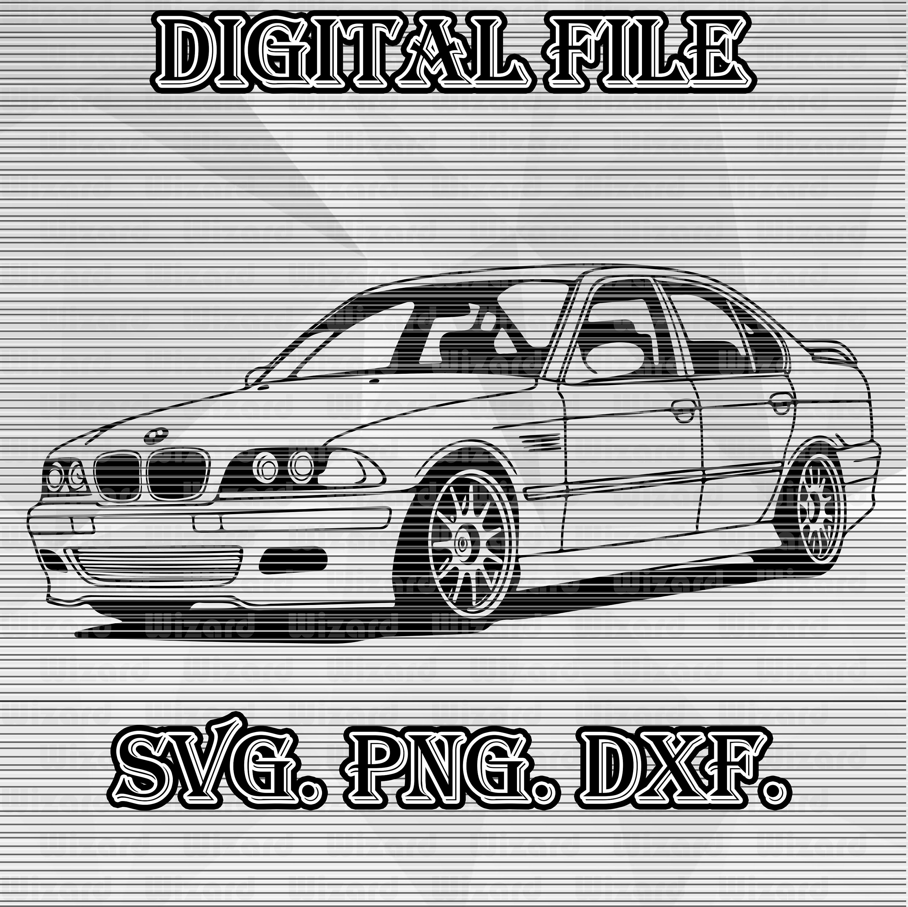 BMW E46 M3 SVG Vector Bmw 320i PNG Vector Art Bmw E46 - Etsy