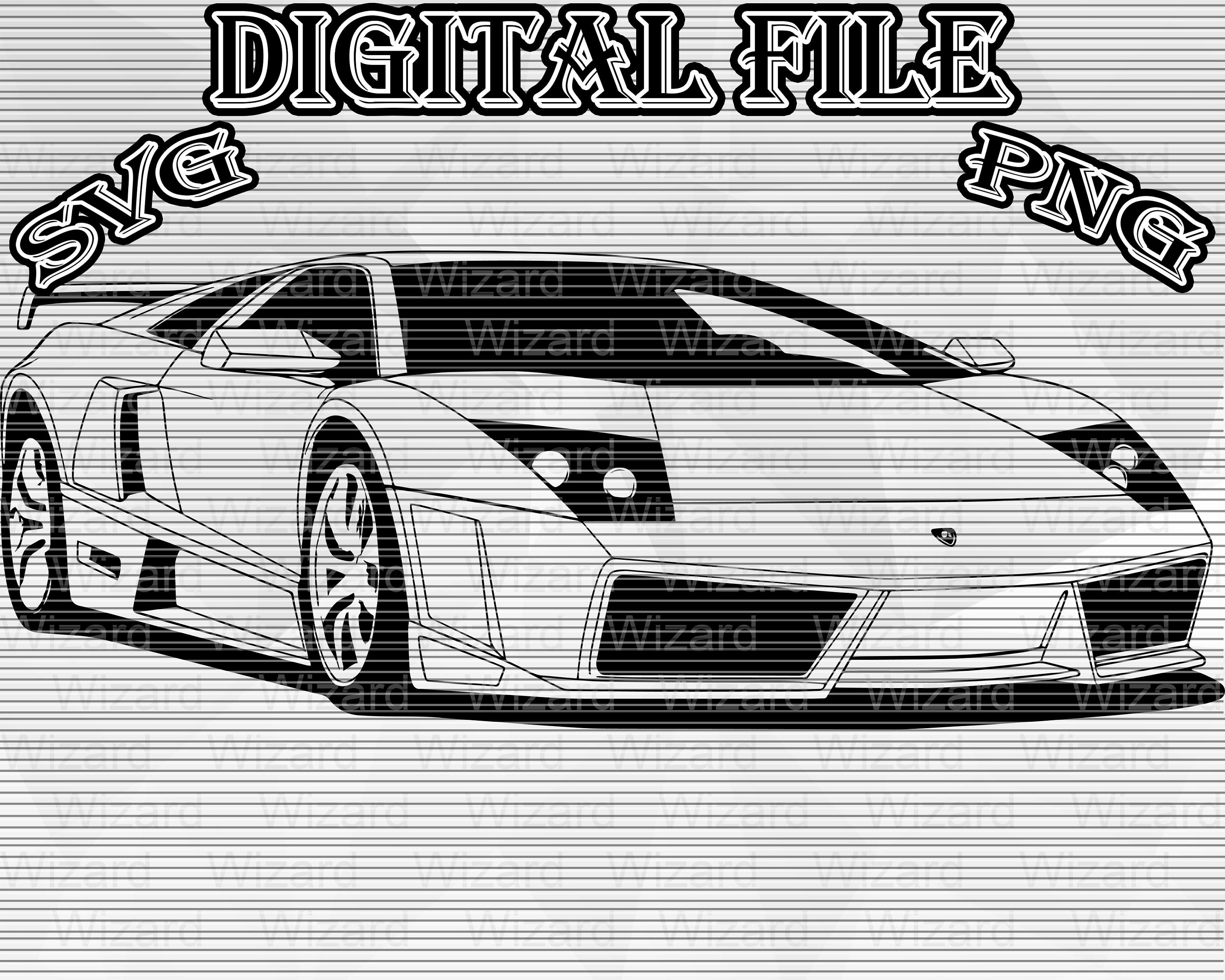Lamborghini Murcielago Drawing