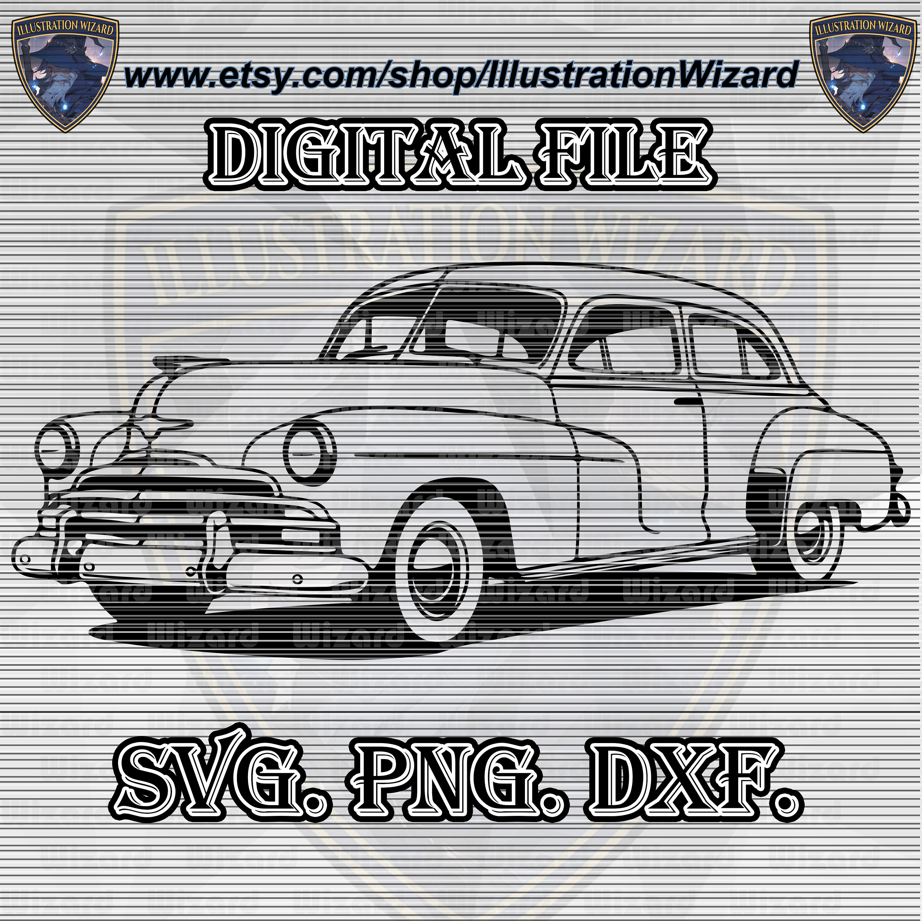 1951 Chevrolet Styleline SVG Chevy Stylemaster Vector - Etsy