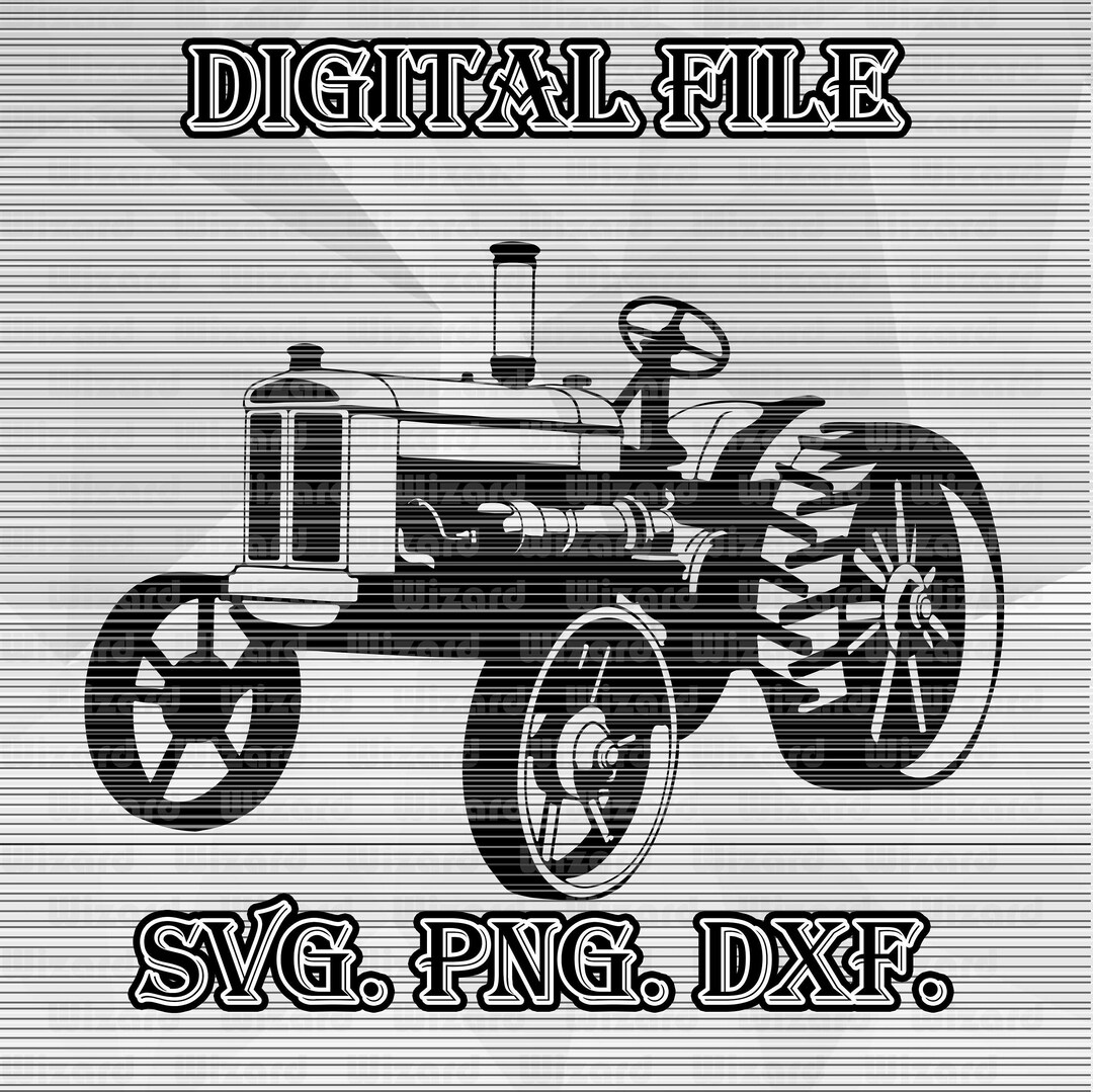 Steel Wheel Tractor SVG Simple John Deere Model D 1923 Svg - Etsy