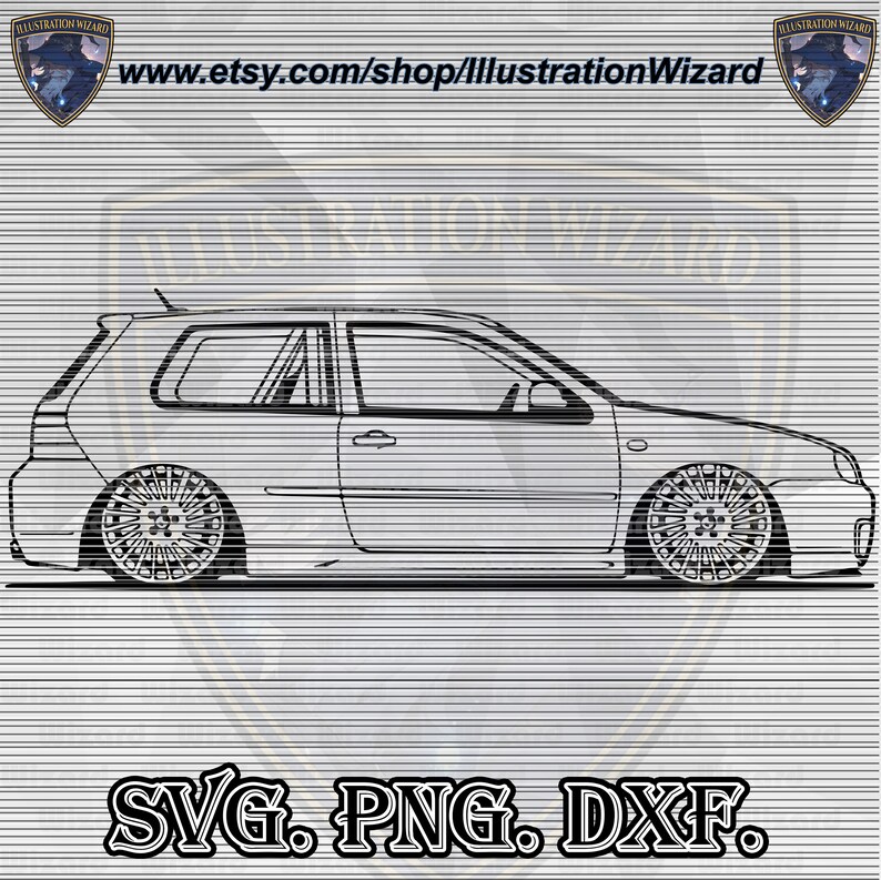 Volkswagen Golf IV 4 SVG, Vw Golf 4 Png, Volkswagen Golf 4 Gti Vector ...