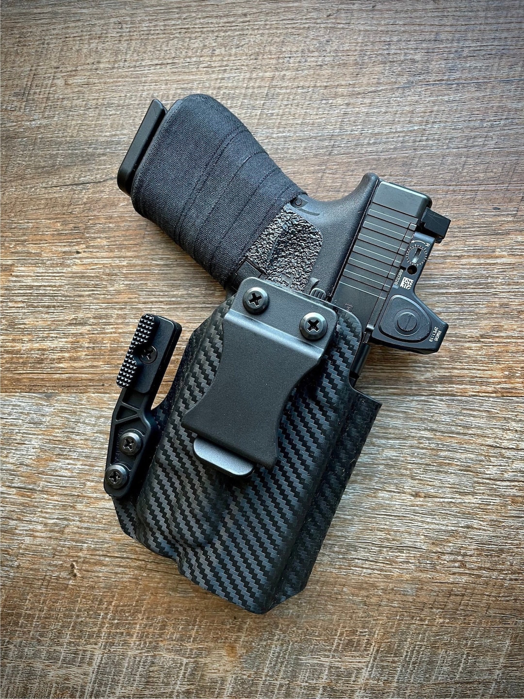 Shadow Systems MR920 W/ TLR-7 IWB Holster Carbon Fiber Quick Belt Clip ...