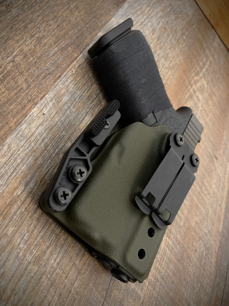 Glock 43/43x W/ TLR-6 IWB Holster Monoblock Belt Clip - Etsy