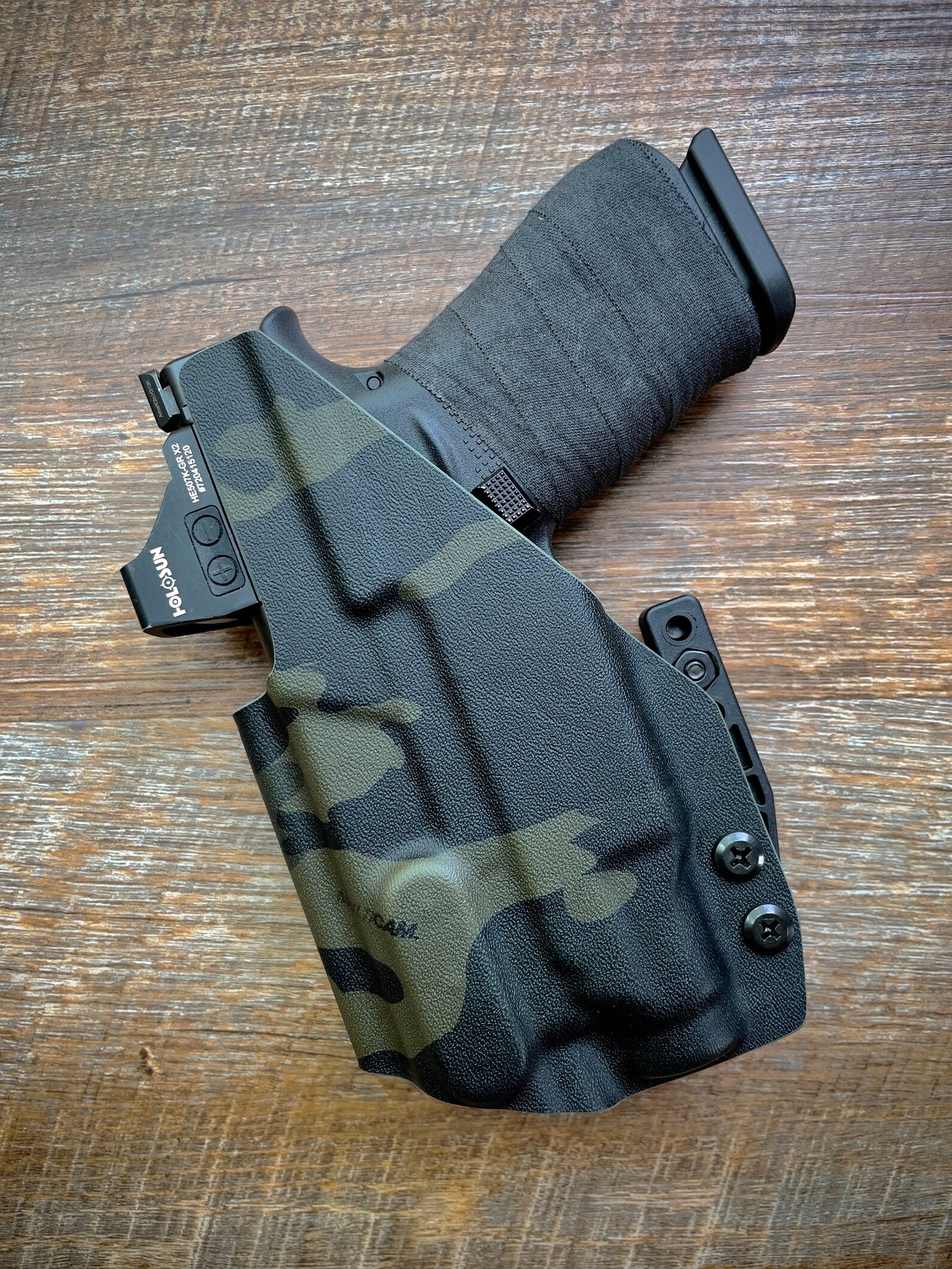 Glock 19 W/ TLR-7 IWB Holster Multicam Monoblock Belt Clip - Etsy