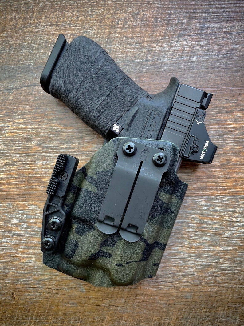 Glock 19 W/ TLR-7 IWB Holster Multicam Monoblock Belt Clip - Etsy