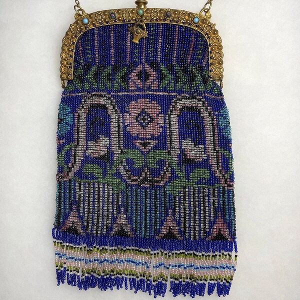 Antique Beaded Purse - Etsy