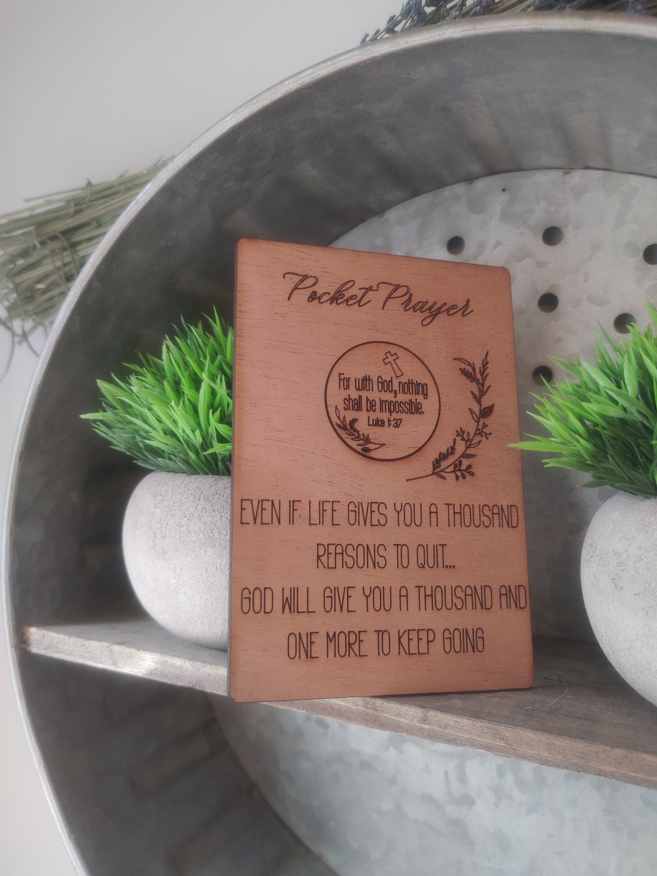 Pocket Prayer Token - Etsy