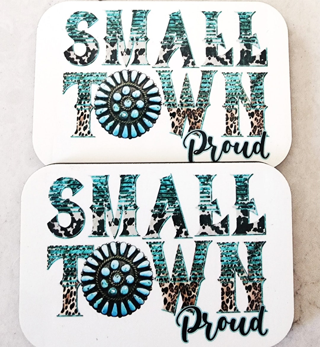 Small Town Proud Magnets, Small Town Magnet, Christmas in July Magnet ...