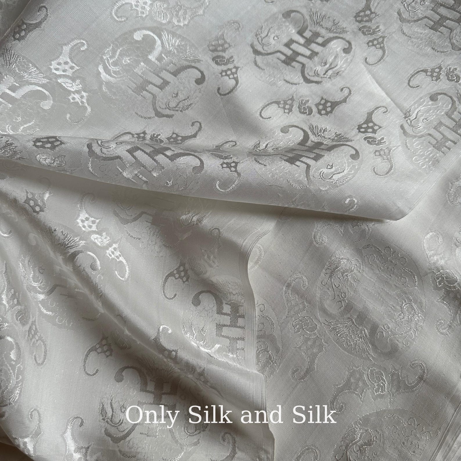 MULBERRY SILK FABRIC, Natural Silk, Luxury Silk, Pure Silk by the Yard ...