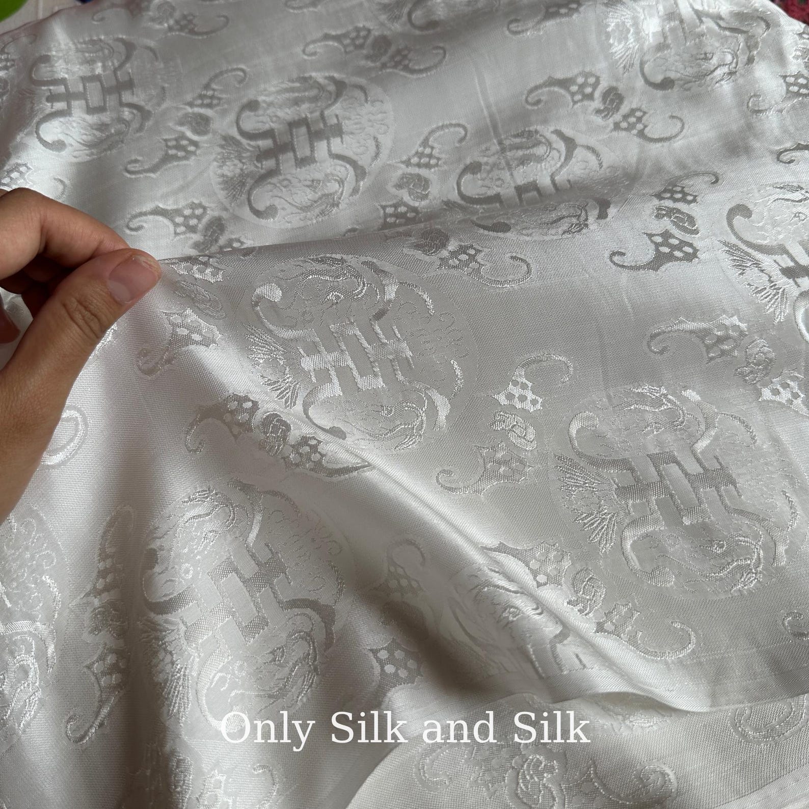 MULBERRY SILK FABRIC, Natural Silk, Luxury Silk, Pure Silk by the Yard ...