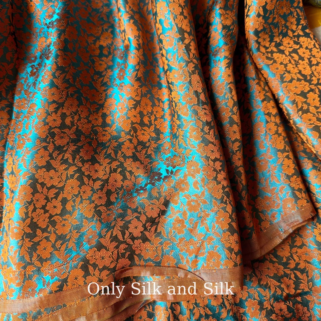 MULBERRY SILK FABRIC, Natural Silk, Pure Silk by the Yard, Green Silk ...