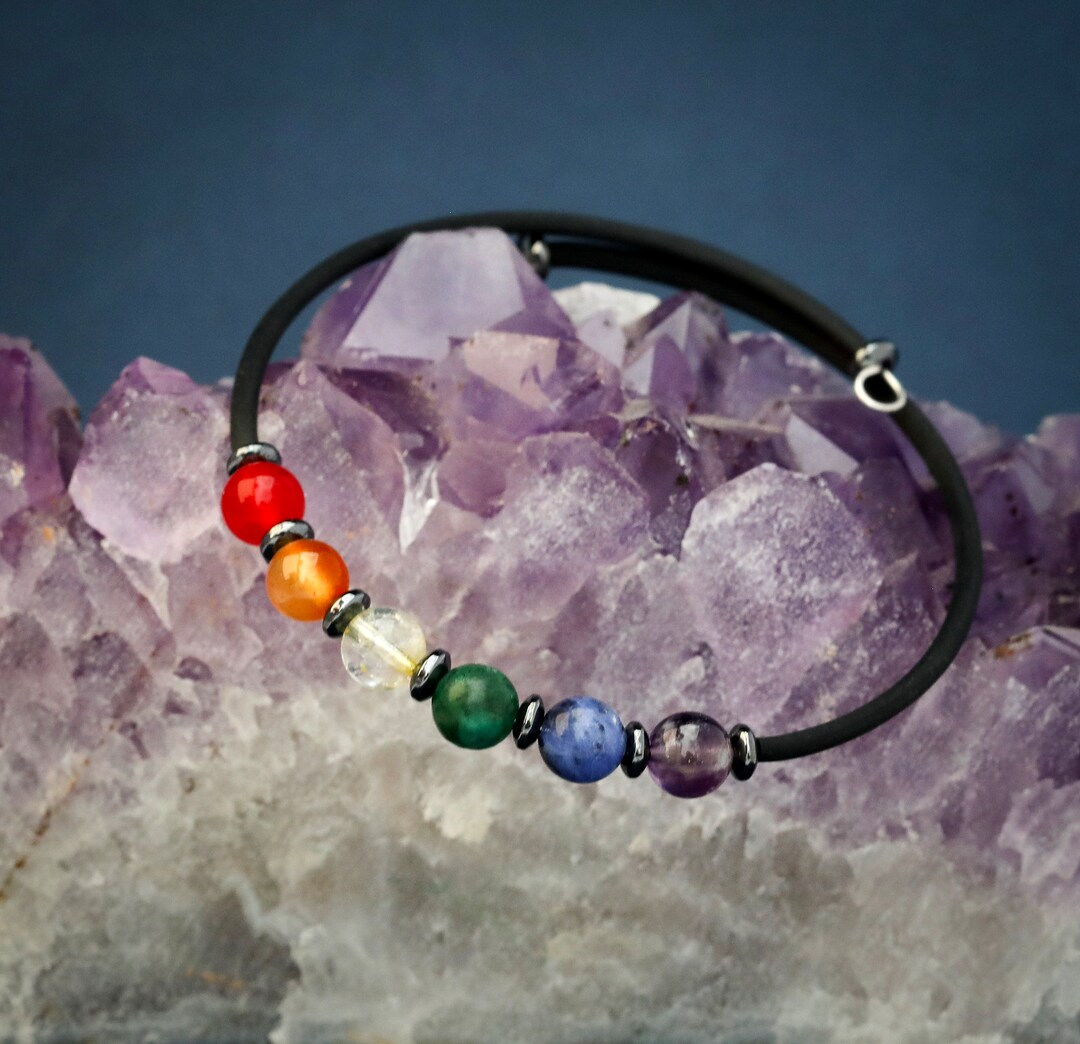 LGBTQ Rainbow Bracelet,lgbtq Gemstone Bracelet,pride Jewelry,queer ...