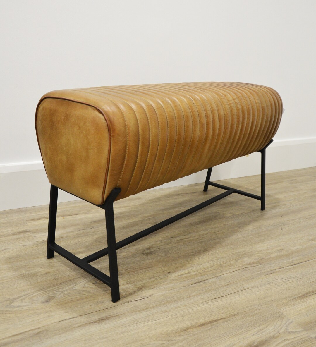 Genuine Leather Caramel Brown Vintage Pommel Seat With Black - Etsy UK