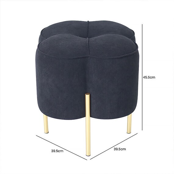 Footstool black legs store