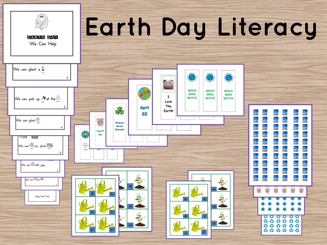 Earth Day Literacy Activities - Etsy