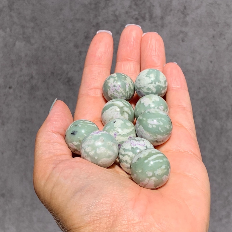 Green Jade Sphere - Etsy