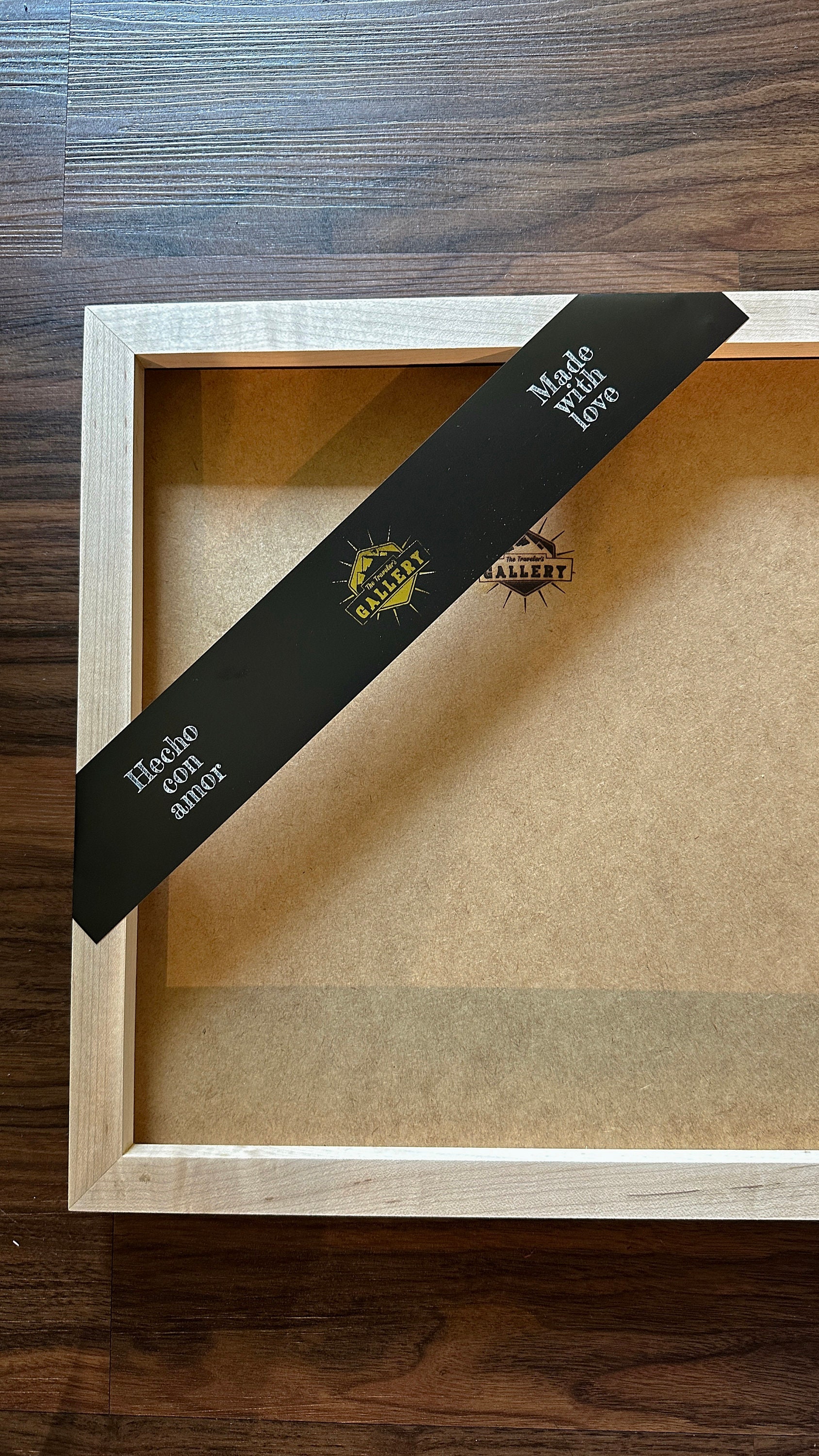 Handmade Maple Wood Picture Frame | Gallery Style, Spline Reinforced - Etsy