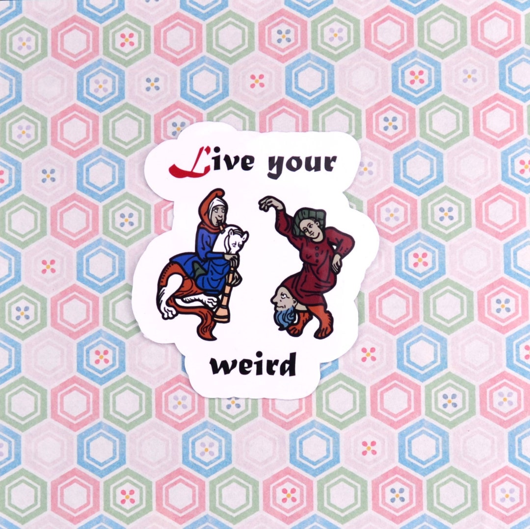 Live Your Weird Grotesque - Etsy