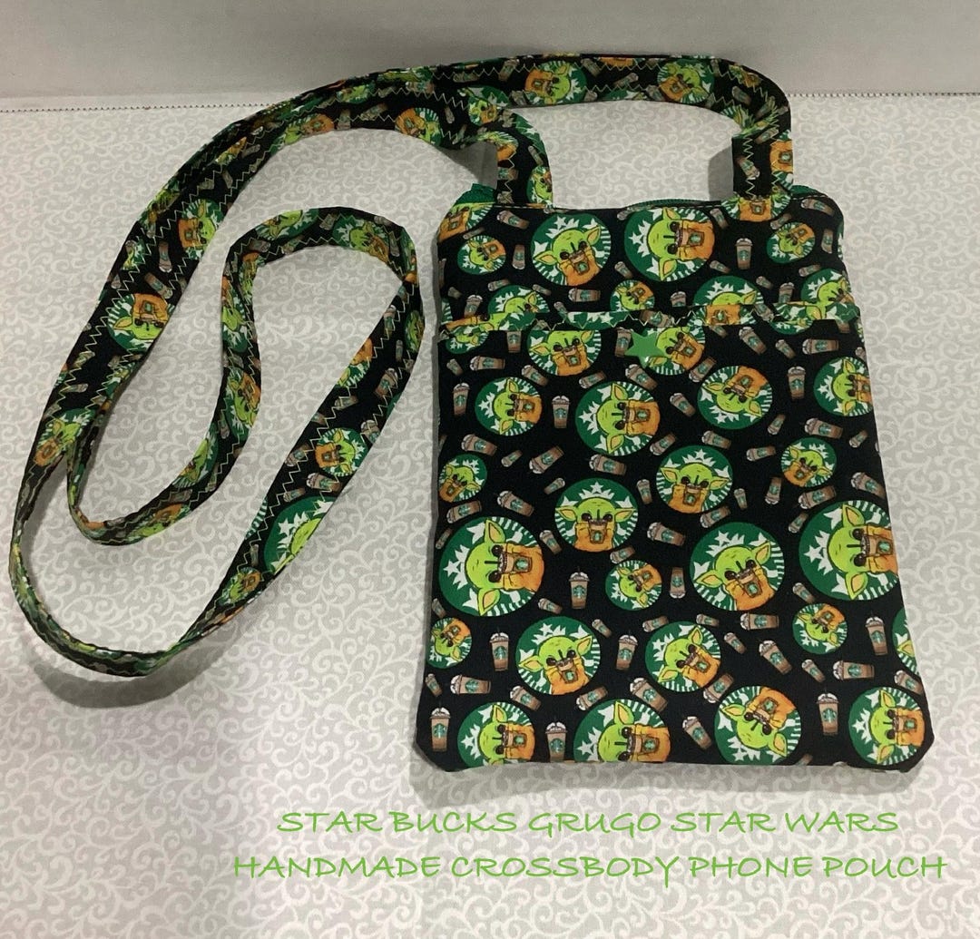 New Star Bucks Grugo Star Wars Handmade Crossbody Phone Pouch - Etsy