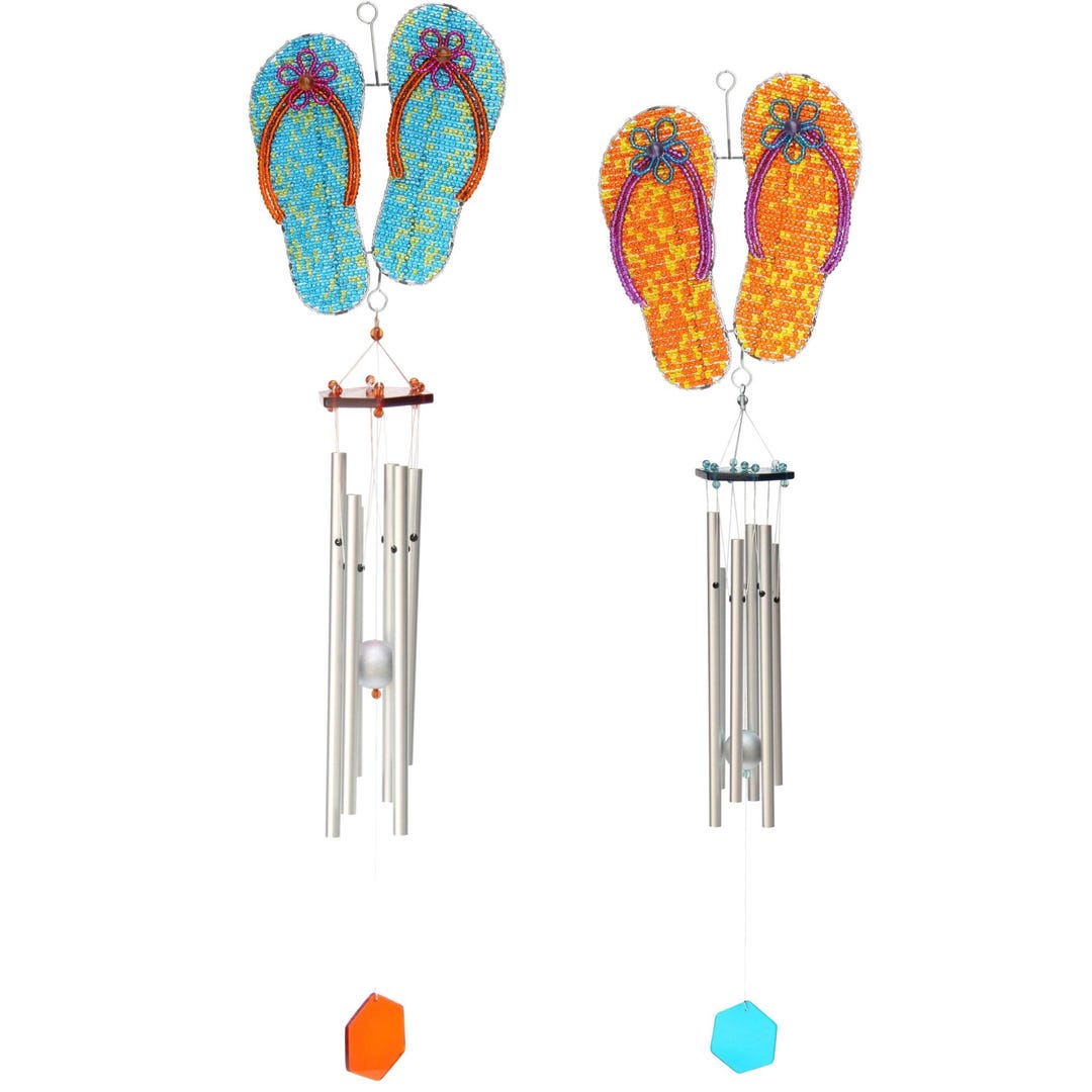 Large Flip Flop Wind Chime - Etsy