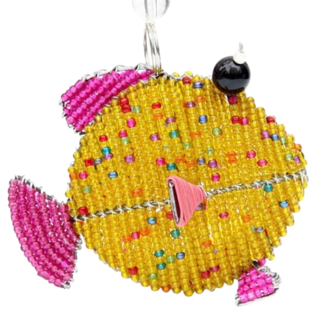 Beaded Fish Ceiling Fan Pull, Hand Sculpted Whimsical Decor - Etsy