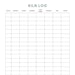 Kiln Log - Printable Digital Template - Pottery Journal - Etsy