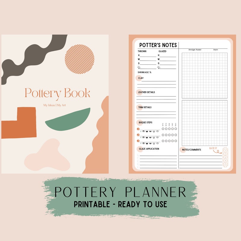 Pottery Notebook - Etsy