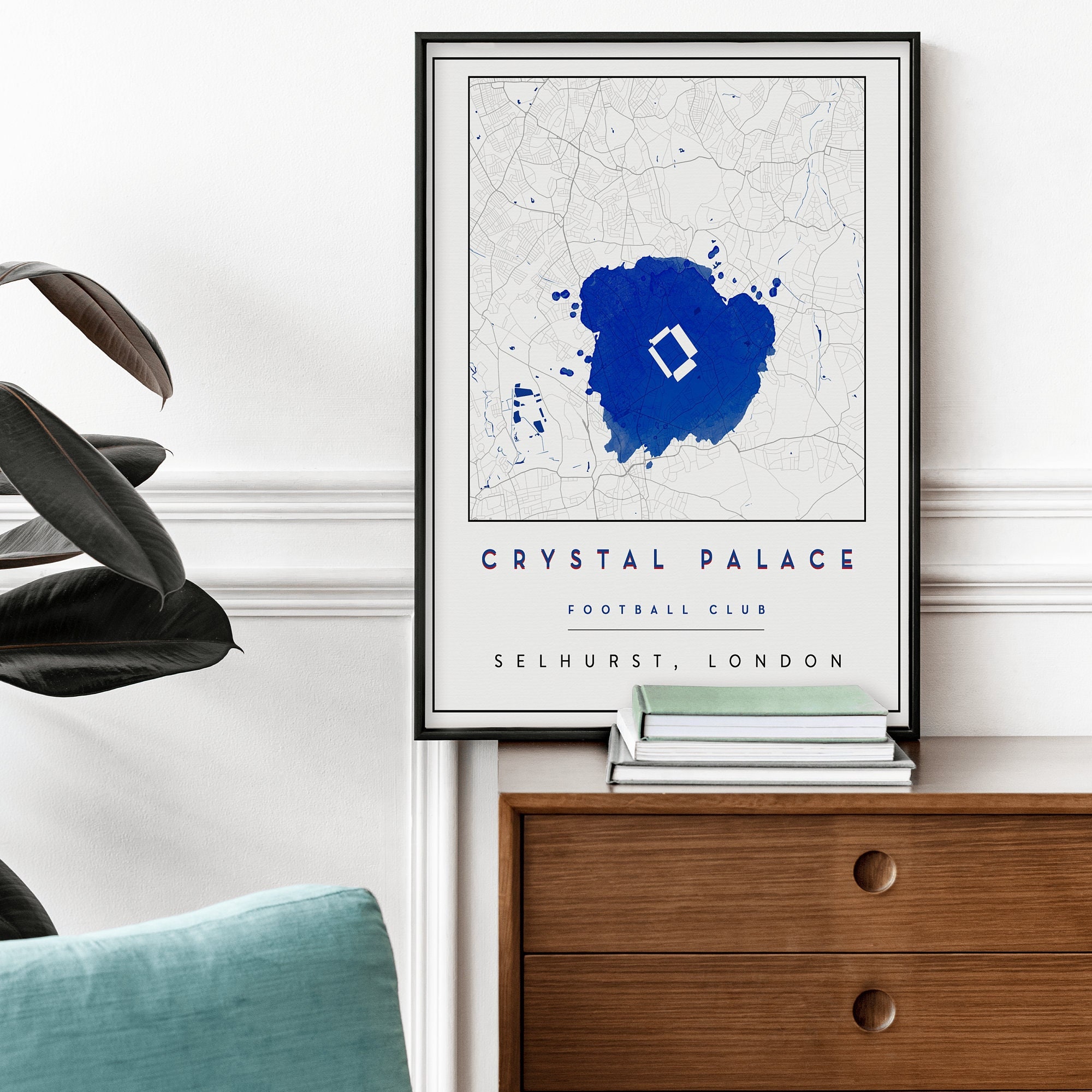 Crystal Palace FC Selhurst Park Map Minimalist London Poster - Etsy