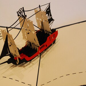Pirate Ship, Folding Map / Pop-up - Etsy