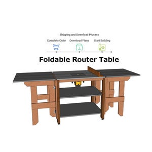 Mobile Miter Saw, Router and Table Saw Workbench Plans, DIY Woodworking ...