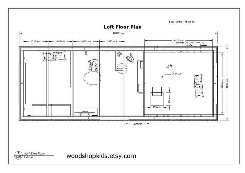 Modern Tiny House Plans With Loft: 12x4.5m DIY Cottage Build (sketchup ...