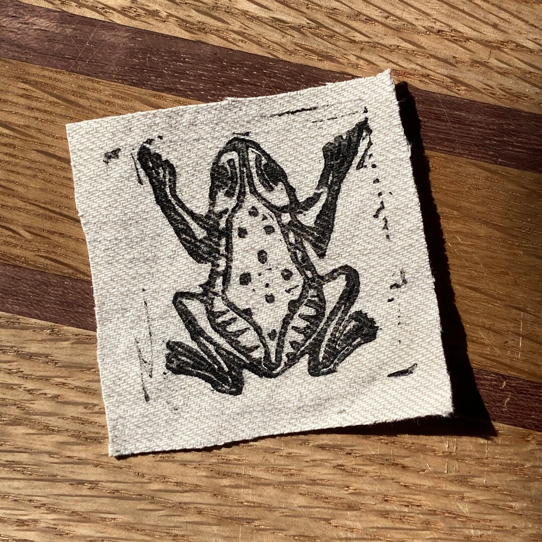 Frog Patch Punk Grunge Goth Cottage Core Ecofriendly - Etsy