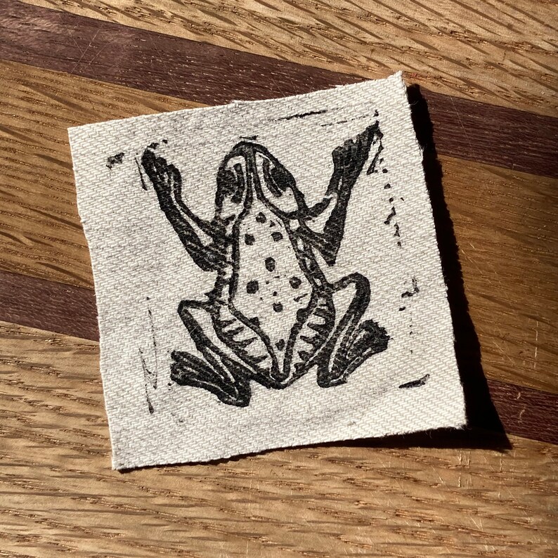 Frog Patch Punk Grunge Goth Cottage Core Ecofriendly - Etsy