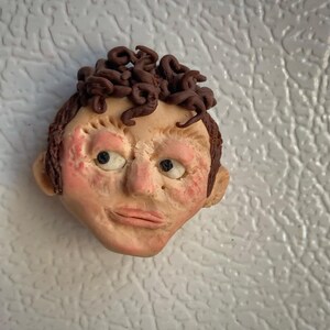 Custom Hand-sculpted Face Magnet | A Fun Personalized Gift for ...