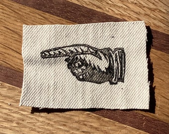 Tooth Patch Punk Grunge Goth Ecofriendly Sustainable Fashion - Etsy