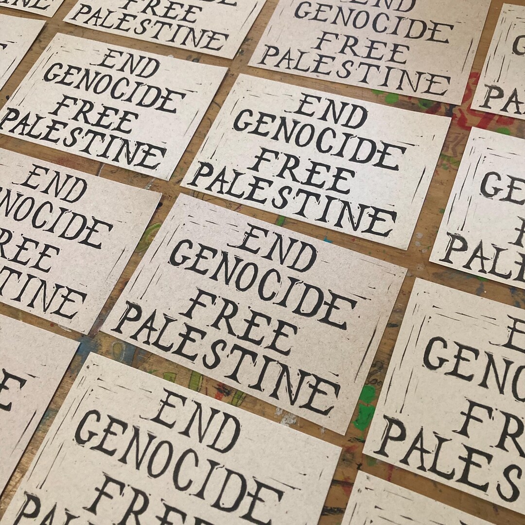 End Genocide Free Palestine | All Proceeds Go to Families in Gaza ...