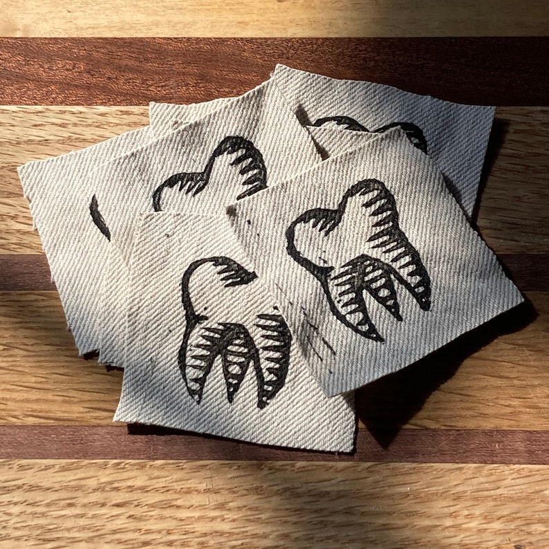 Tooth Patch Punk Grunge Goth Ecofriendly Sustainable Fashion - Etsy