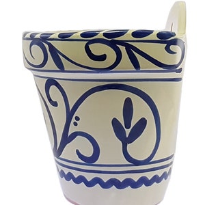 Spanish Glazed Terracotta Wall Planters 21 Cm X 18 Cm in a Set of 2 ...