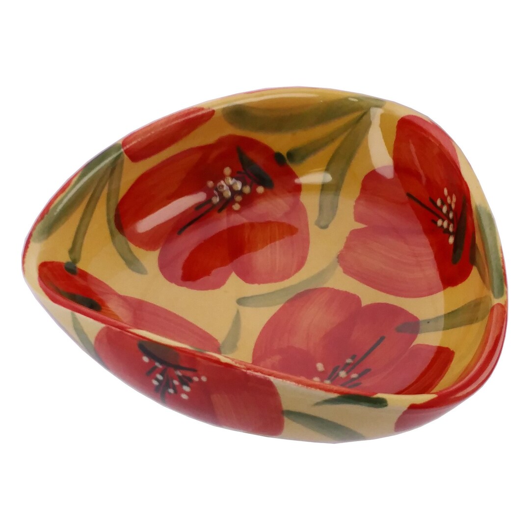 Triangular Spanish Dish Tapas Bowl 16 Cm X 4.5 Cm New Traditional ...