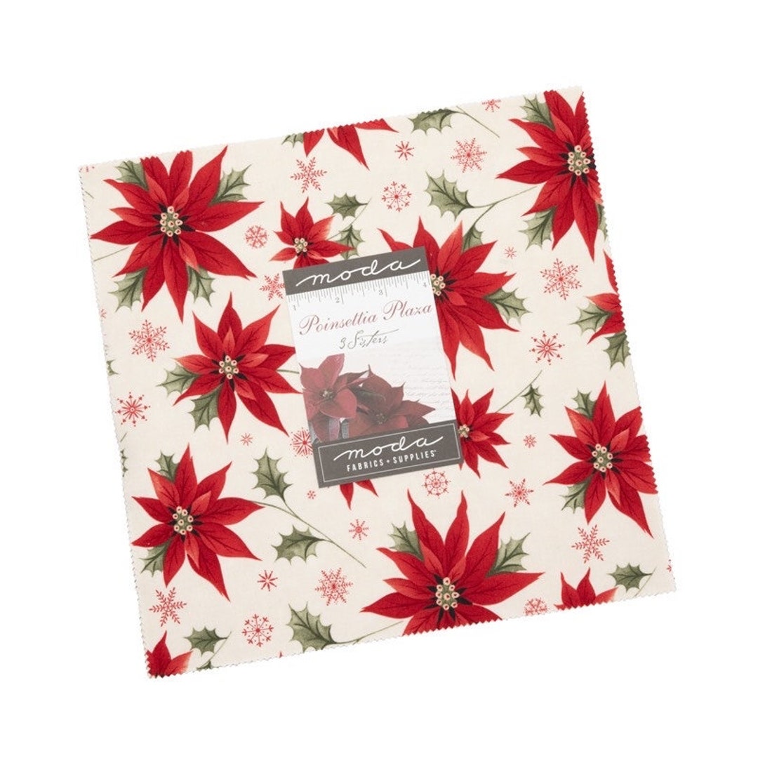 Moda - POINSETTIA PLAZA - Layer Cake by 3 Sisters - 44290LC - Etsy