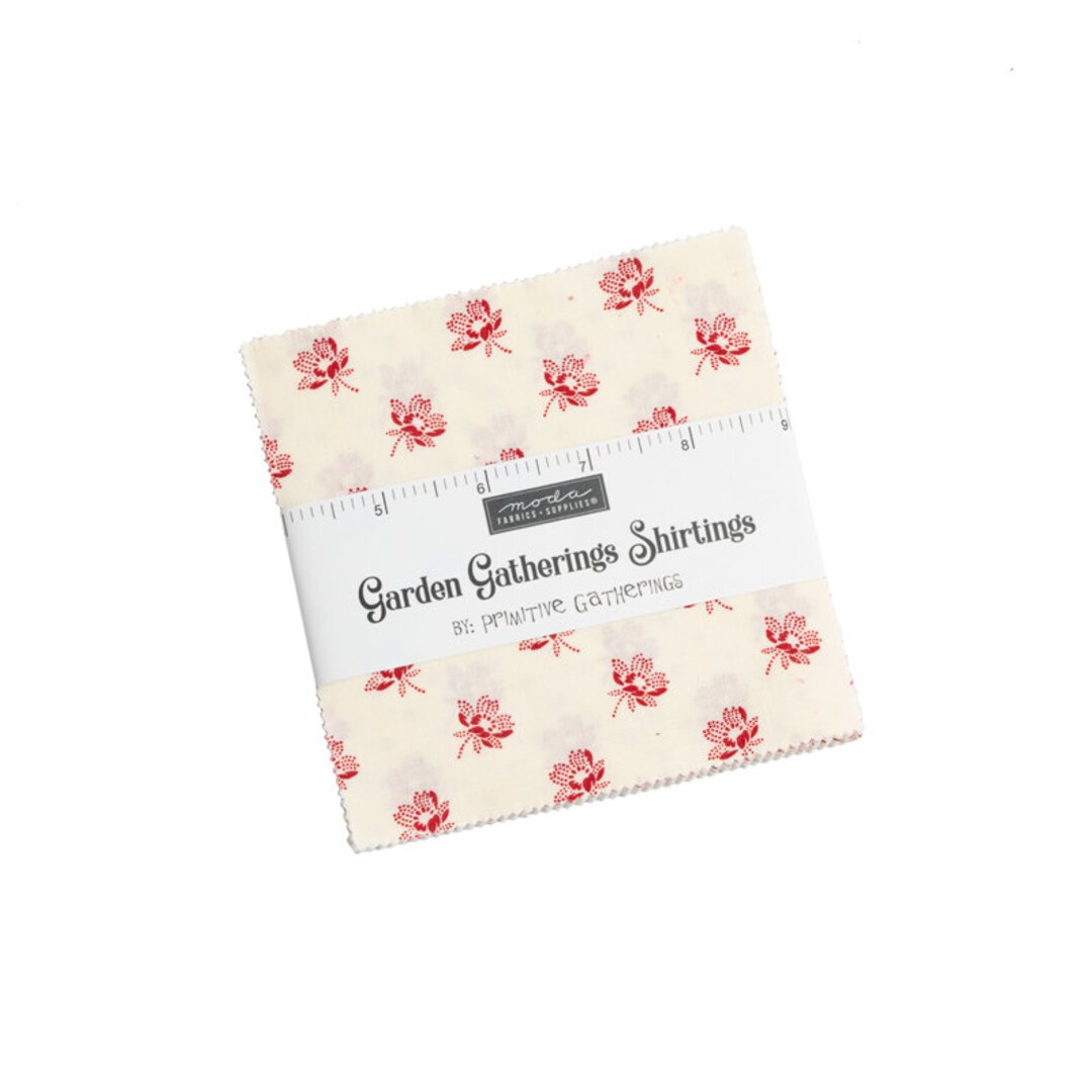Moda - GARDEN GATHERINGS SHIRTINGS - Charm Pack by Primitive Gatherings ...
