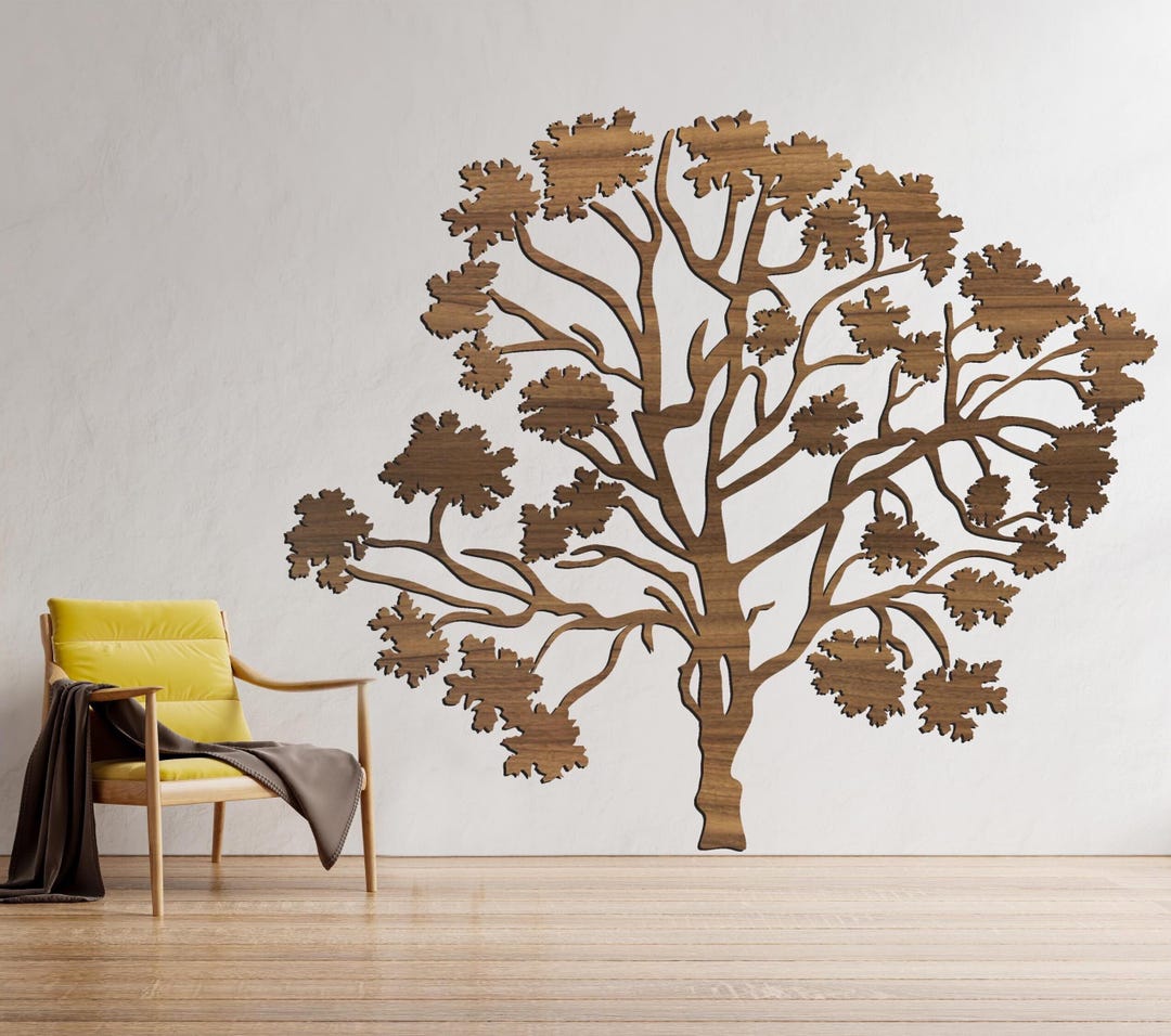 Custom Family Tree Wall Decor, Personalized Branches Wall Panel, Tree ...