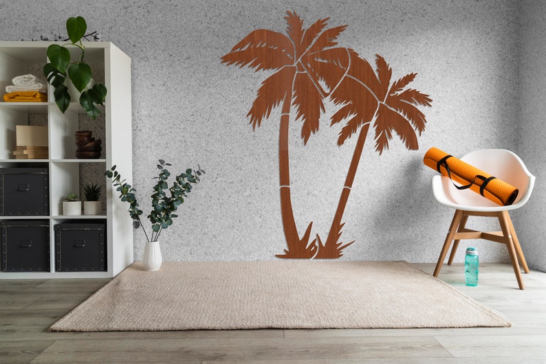 Large Palm Tree Wood Wall Decor Tropical Wall Art Beach Home - Etsy