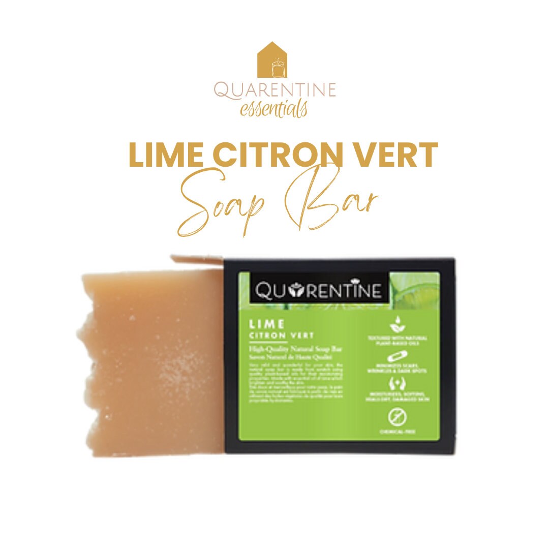 Lime Citron Vert Natural Bar Soap Organic Soap 100% Made With Plant ...